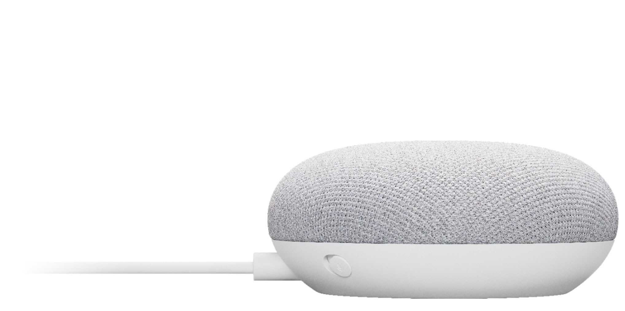 Google Nest Mini 2nd Generation Smart Speaker with Google Assistant - Chalk (Renewed)