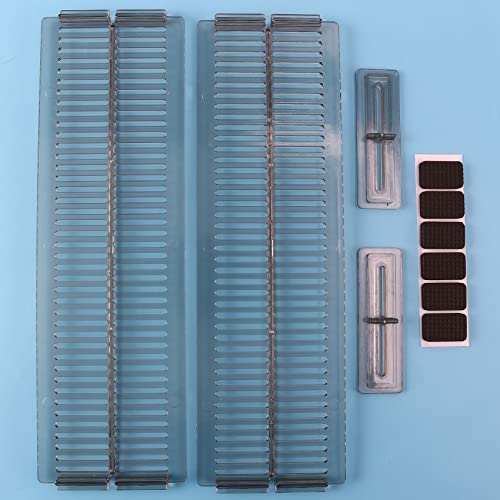 Sudemota 8 PCS Adjustable Drawer Dividers DIY Cabinet Partition Divider for Clutter Kitchen Cutlery Organizer Separator