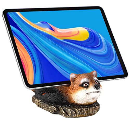 Rascally Red Panda Multi-Functional Desktop Organizer | Cell Phone Stand | Tablet Stand | Eyeglass Holder | Sunglass Holder | Piggy Bank | Desk Pet | Unique Gift