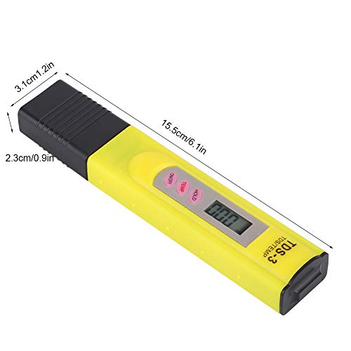 MIGONG Water Testing Kits for Drinking Water, Water Tester 0‑9990Ppm LCD Digital Water Tester Meter for Drinking Water Hydroponics Aquarium