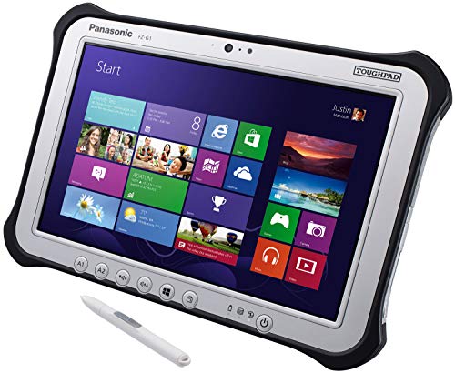Panasonic Toughpad FZ-G1 MK1, Intel i5-3437U 1.9GHz, 10.1 WUXGA Multi TouchDigitizer, 128GB SSD, 4GB, Wifi, Bluetooth, Windows 10 Pro (Renewed)