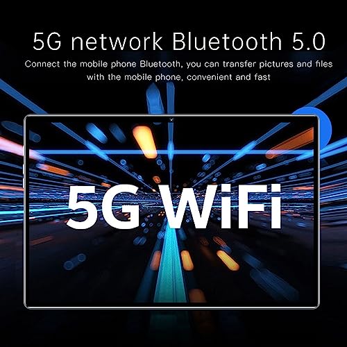 HEEPDD Tablet PC, 100β240V 5G Dual Band WiFi 4G Calls for Android10 Tablet PC for Students (US Plug)