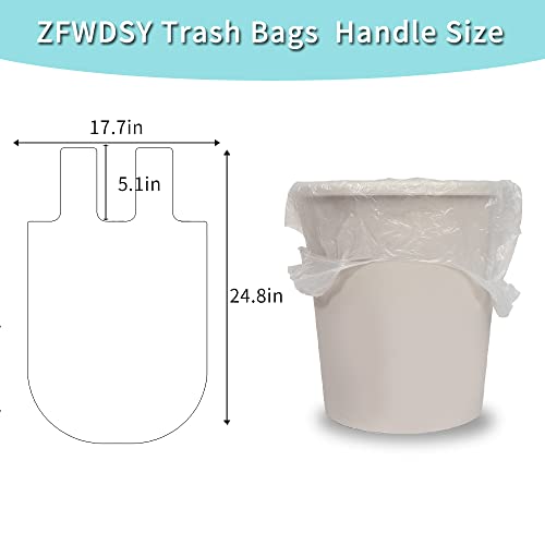 Small Trash Bags Handle Garbage Bags 300 Counts 4 Gallon Trash Can Liner For Home Office Kitchen Bathroom Plastic Bins Trash Recycling 15 Liters Bags