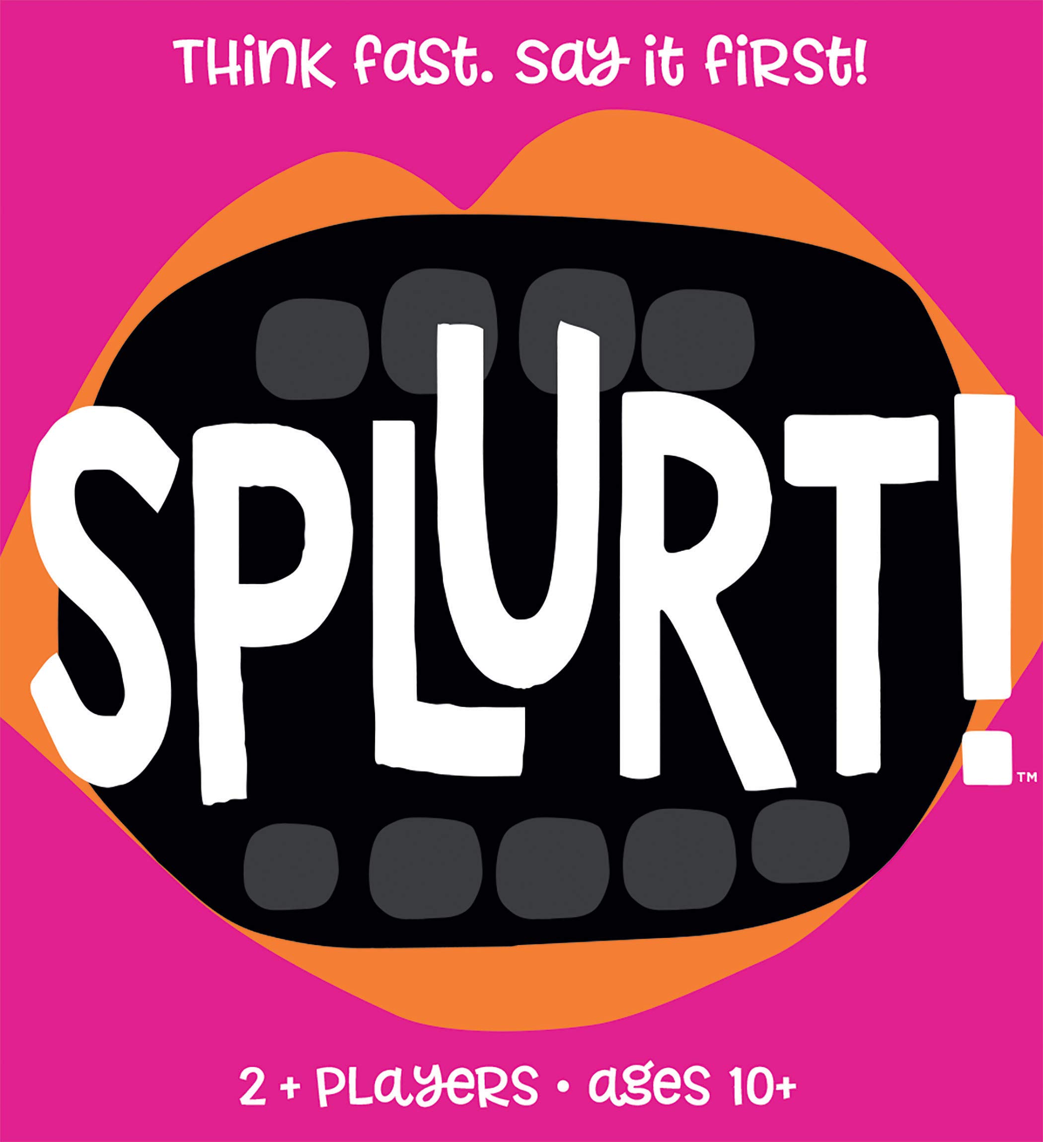 Gamewright - Splurt! - Portable Party Card Game - Think Fast. Say it First!,Pink