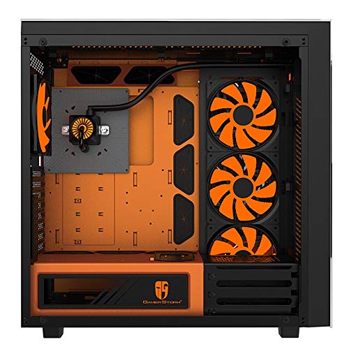 Gaming Computer PC Case Full Side Transparent Glass Panel RGB Computer Mainframe Chassis