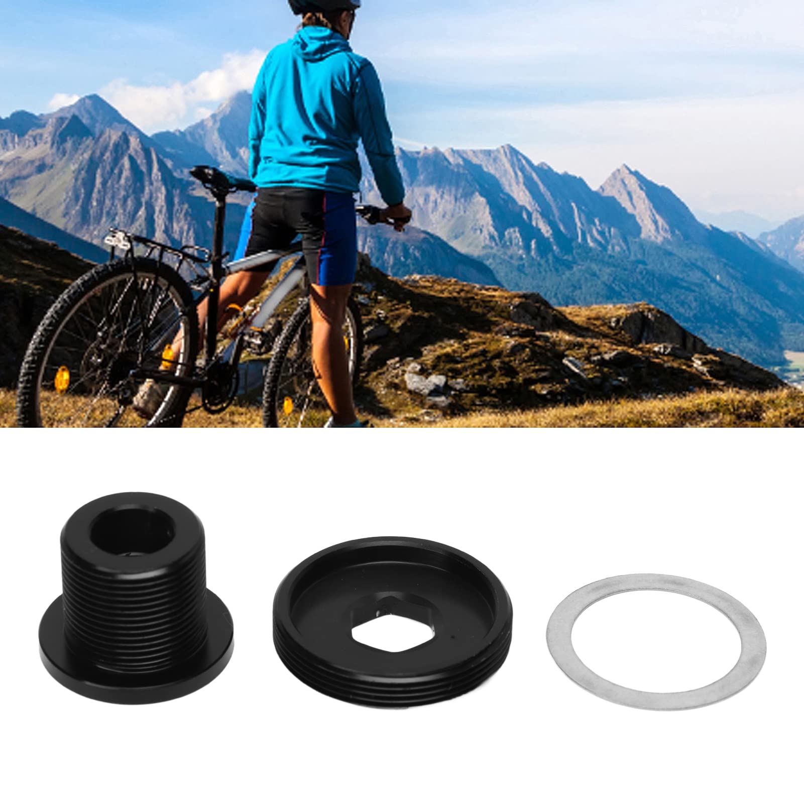 Kadimendium Self Extracting Screw, Wear Proof M18 M30 Road Bike Self Extracting Screw Hex Head Easy to Install for XX1 for GX