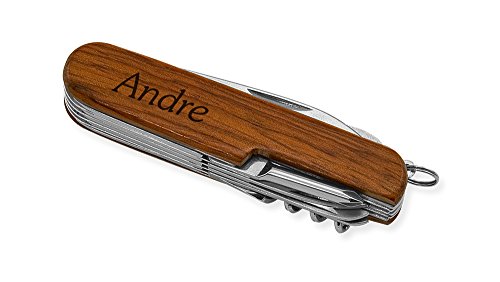 Dimension 9 Andre 9-Function Multi-Purpose Tool Knife, Rosewood