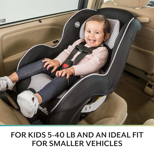 Evenflo Tribute LX 2-in-1 Lightweight Convertible Car Seat, Travel Friendly (Neptune Blue)