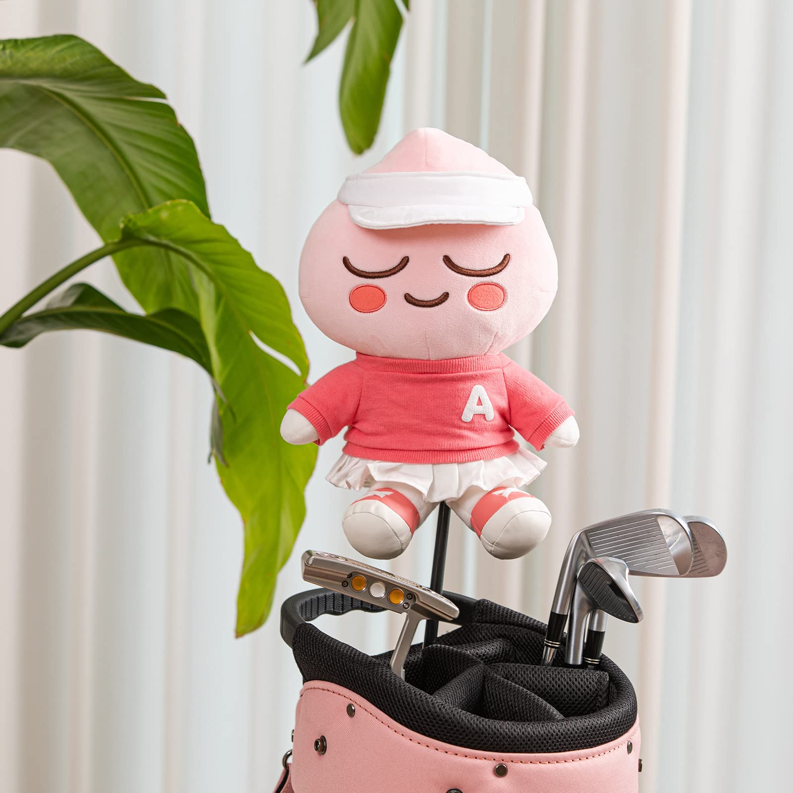 KAKAO FRIENDS GOLF One and Only Costume Driver Head Cover, Character Golf Club Cover, Soft Microfiber Cover