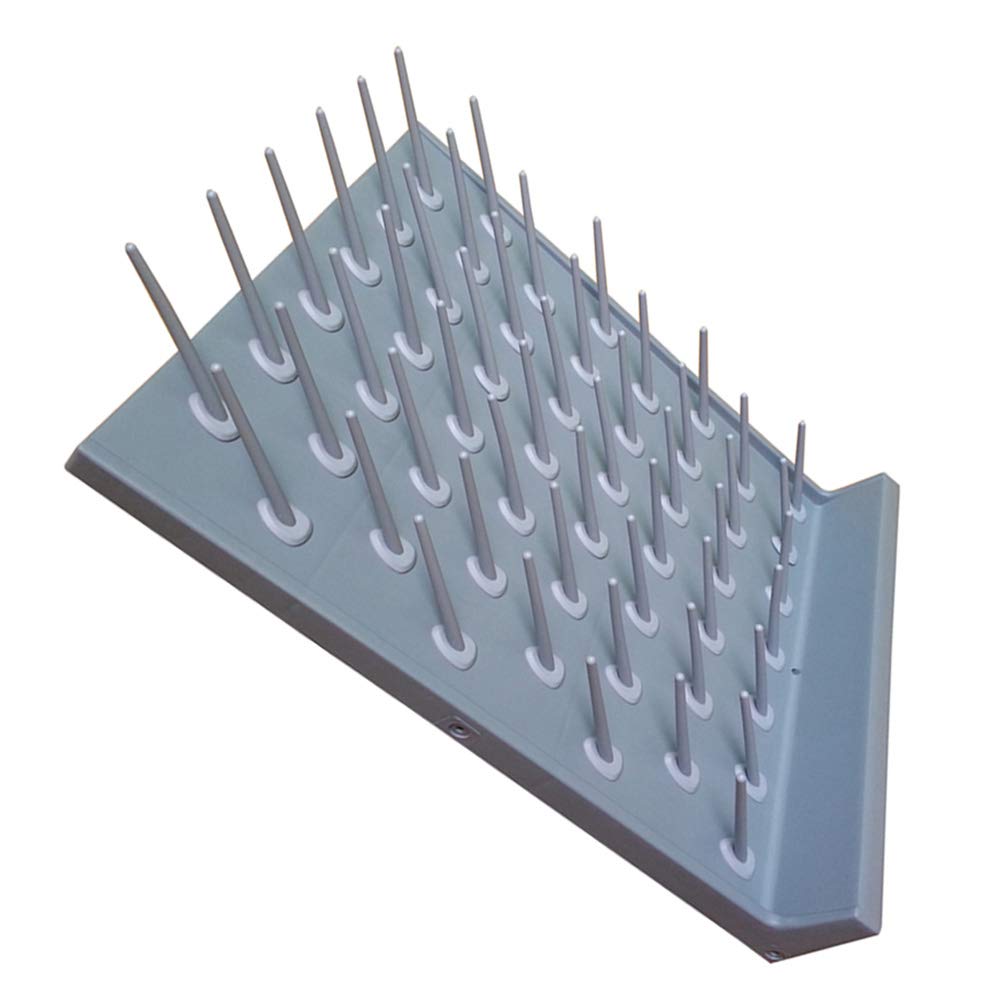 Pinkelin 2PCS Lab Drying Rack for Glassware, Wall Mounted Drying Rack with 27 Pegs, Space Saving Bottle Drying Rack for School Laboratory Utensils