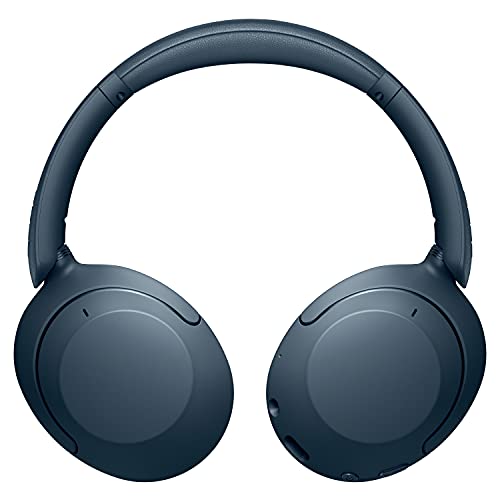 Sony Extra Bass Wireless Noise Cancelling Bluetooth Headphone, up to 30hr Battery, Over-Ear - Optimised for Alexa and Google Assistant, Hands-Free Calls - WH-XB910NL.CE7 - Limited Edition - Stone Blue
