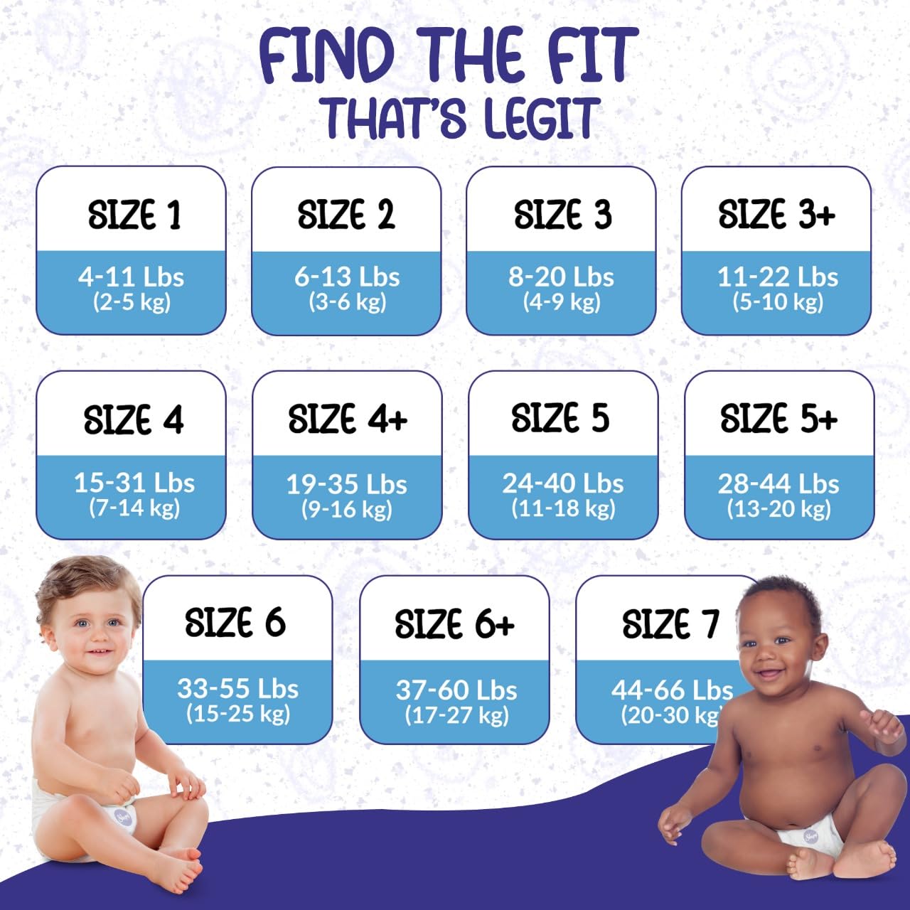 SOHO | Sleepy Natural Baby Diapers, Made from Organic Cotton and Bamboo Extract, Ultimate Comfort and Dryness, Disposable Diapers (Size 7 | 16 Count | Child Weight 44-66 lbs)