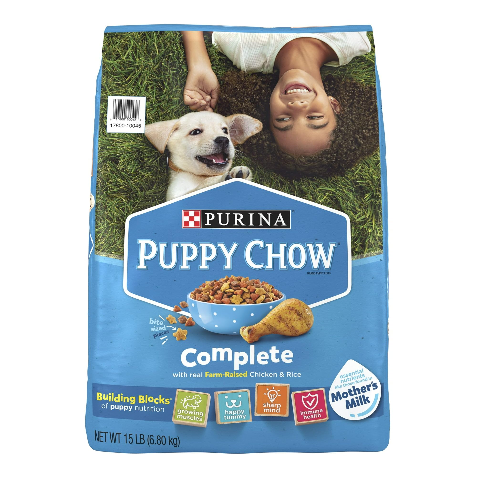 REUSSIR Complete Dry Dog Food, High Protein with Farm-Raised Real Chicken, 15 Lb Bag, 100% Complete & Balanced Diet