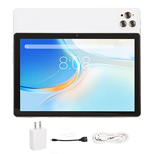 lonuo 4G Tablet 100-240V HD Tablet White Night Reading Mode Octa Core Processor IPS Screen for Reading Android 11 (White)