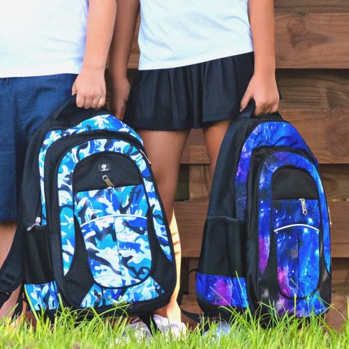 Shark Backpack for Boys, Girls, Kids by Fenrici, 18" Durable Book Bags for Kindergarten, Elementary, Middle School Students, Laptop Compartment, Shark, Extra Large