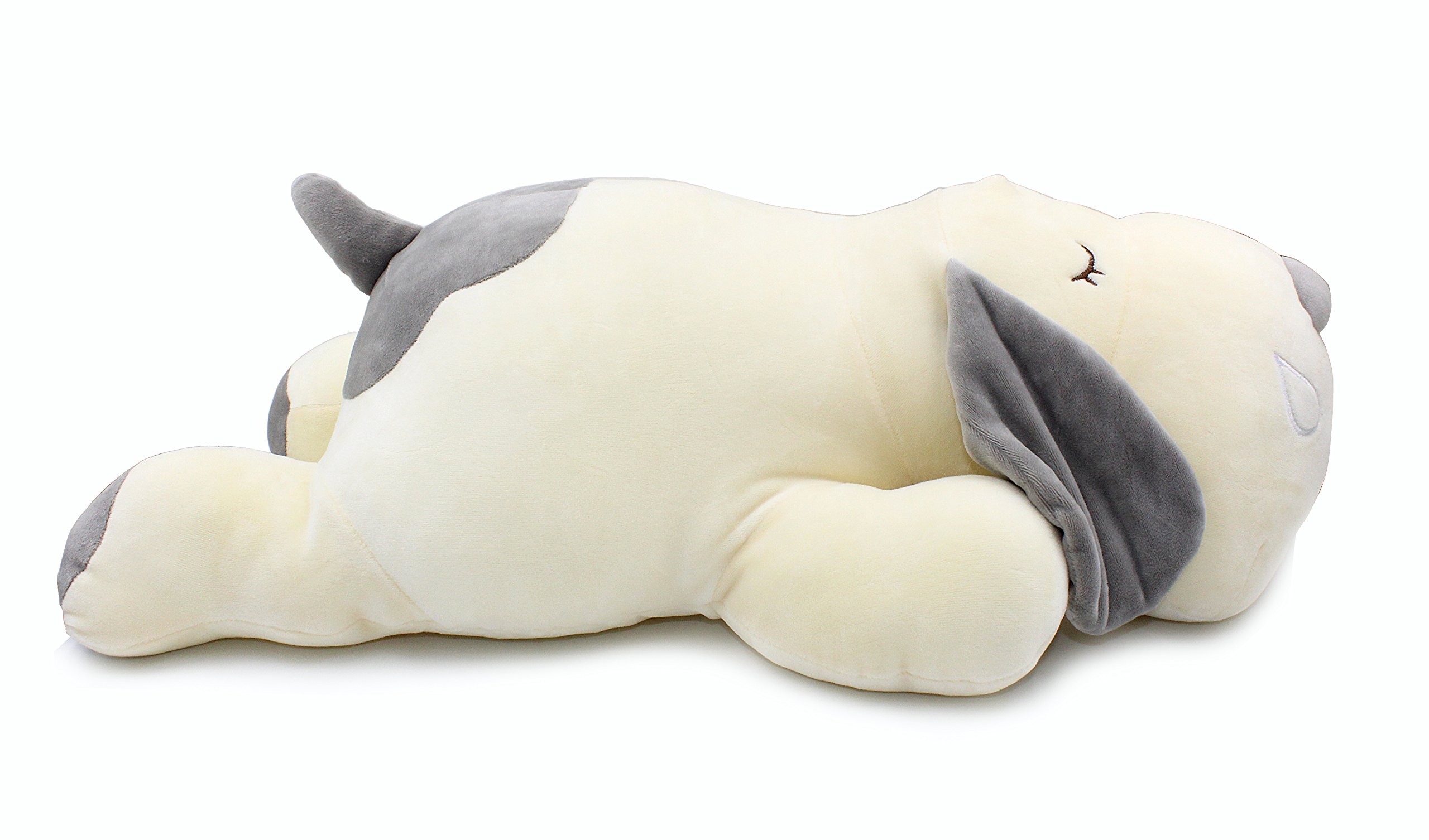 Vintoys Very Soft Dog Big Hugging Pillow Plush Puppy Stuffed Animals Gray 23.5"