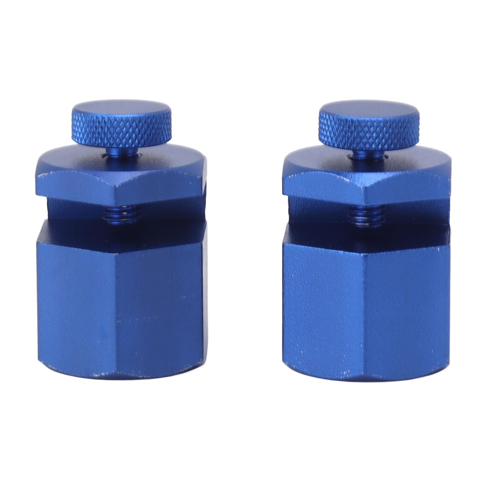 Framing Square, Stair Gauge, Stair Stringer, Framing Jig, Stair Gauges for Framing Square, 2PCS Stair Guages Knobs Aluminium Alloy Stair Stringer Layout Tool for Framing Square Carpentry Rafter(Blue)