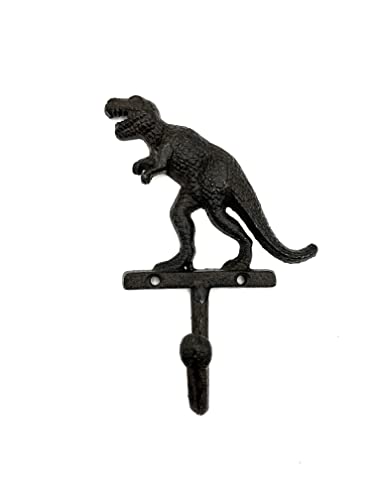 T Rex Dinosaur Kids Coat Hanger - Dinosaur Bathroom Decor Towel Hook- Boy Nursery Decor Dinosaur Decorations - Jurassic Jungle Nursery Backpack Hook - Dinosaur Decor Boys Room Decorative Wall Hook