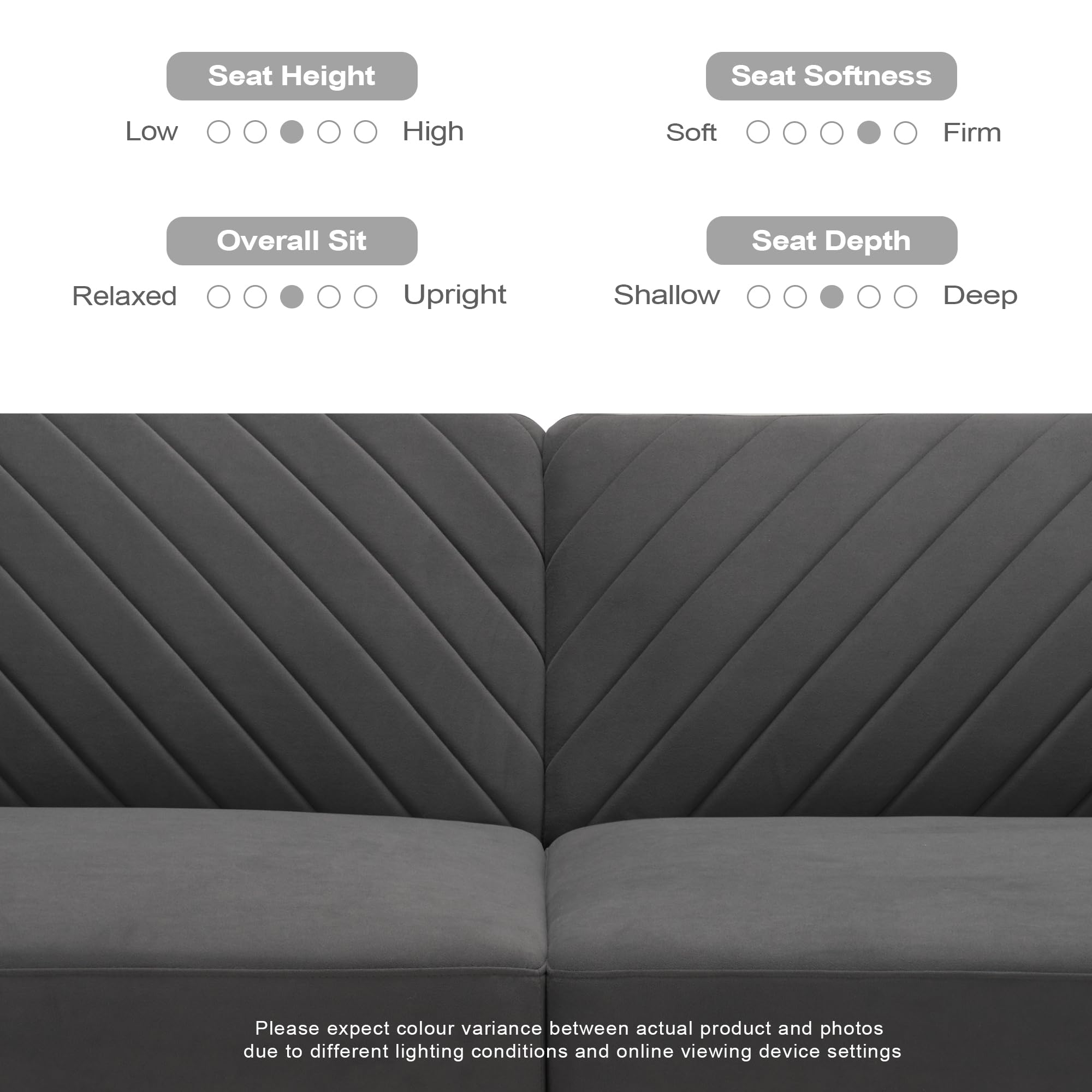 Outspurge Sofa Bed, 3 in 1 Convertible Sofa Bed, Modern Couch Bed with LVL Wood Frame, Love Seat, Couches for Living Room, Office & Bedroom (Light Grey Fabric)