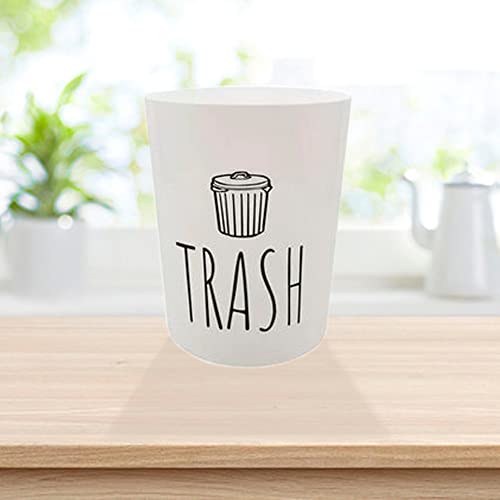 SEDLAV Plastic Office Trash Can, 5 gal (Trash Draw)