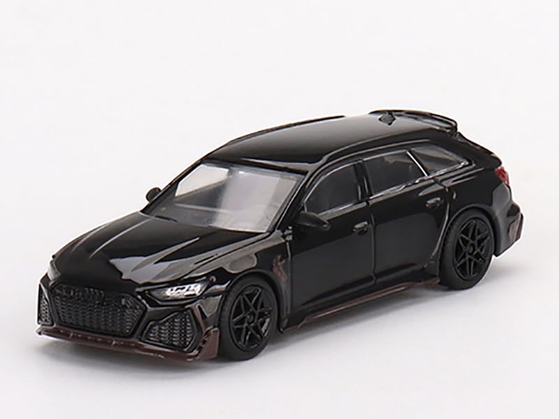 RS6 ABT Black Johann ABT Signature Edition Limited Edition to 2400 Pieces Worldwide 1/64 Diecast Model Car by True Scale Miniatures MGT00514