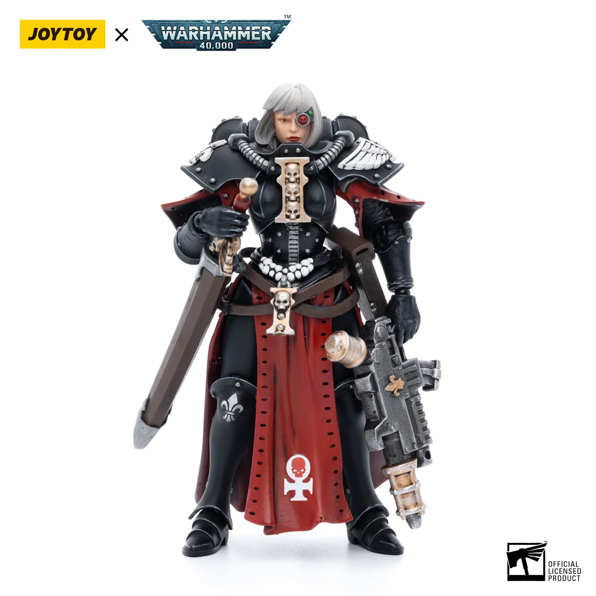 JOYTOY 1/18 Action Figures Warhammer 40k Mecha Joy toy Model Toys Adepta Sororitas Battle Sister Set of 5