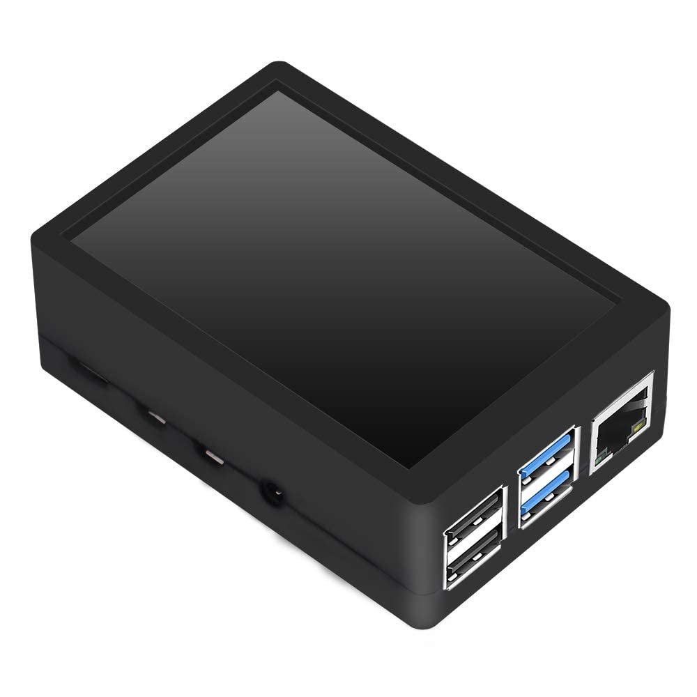 GeeekPi 3.5 inch Touch Screen with Case for Raspberry Pi 4, with Fan and Heatsinks, 320x480 Resolution TFT LCD Display for Raspberry Pi 4 Model B (Raspberry Pi Board NOT Included)