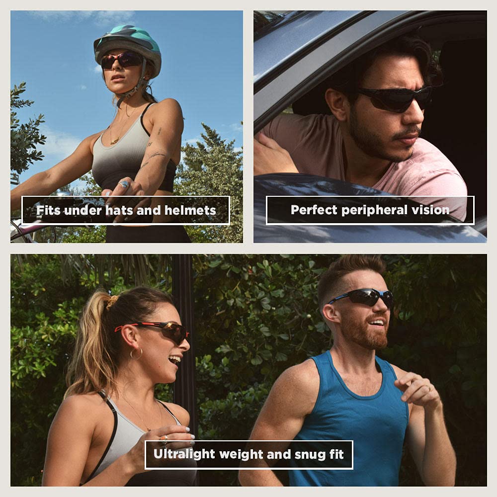 FORCEFLEX Havoc | Unbreakable Sports and Running Sunglasses for Men and Women