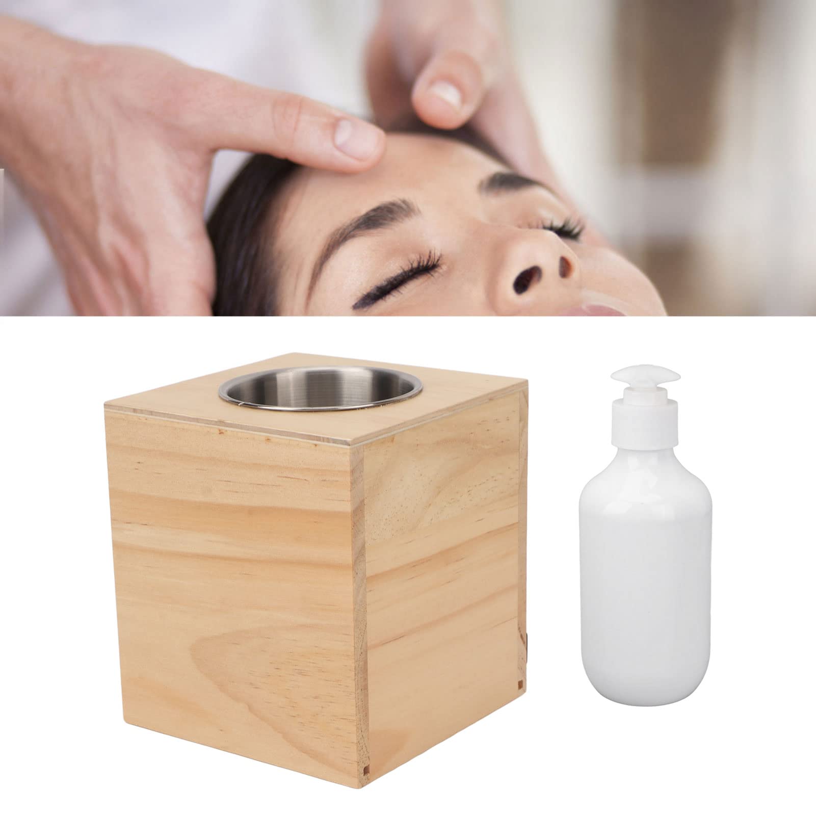 Massage Oil Warmer Professional Beauty Salon Home Lotion Warmer Single Bottle Massage Oil Heater Adjustable Temperature
