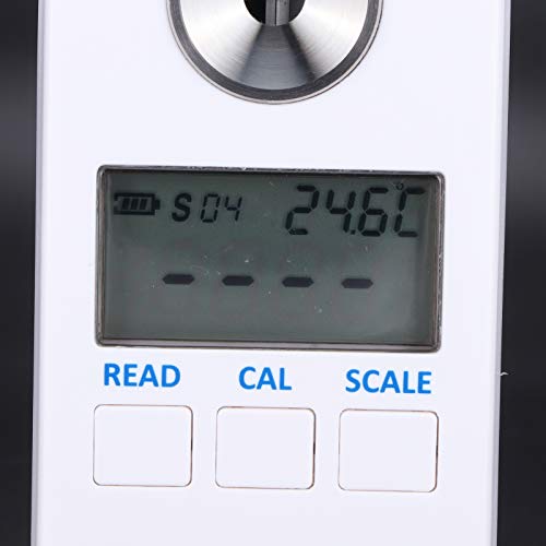 Portable Digital Honey Refractometer 0-90% Handheld Pocket Sugar Concentration Meter for Honey Testing
