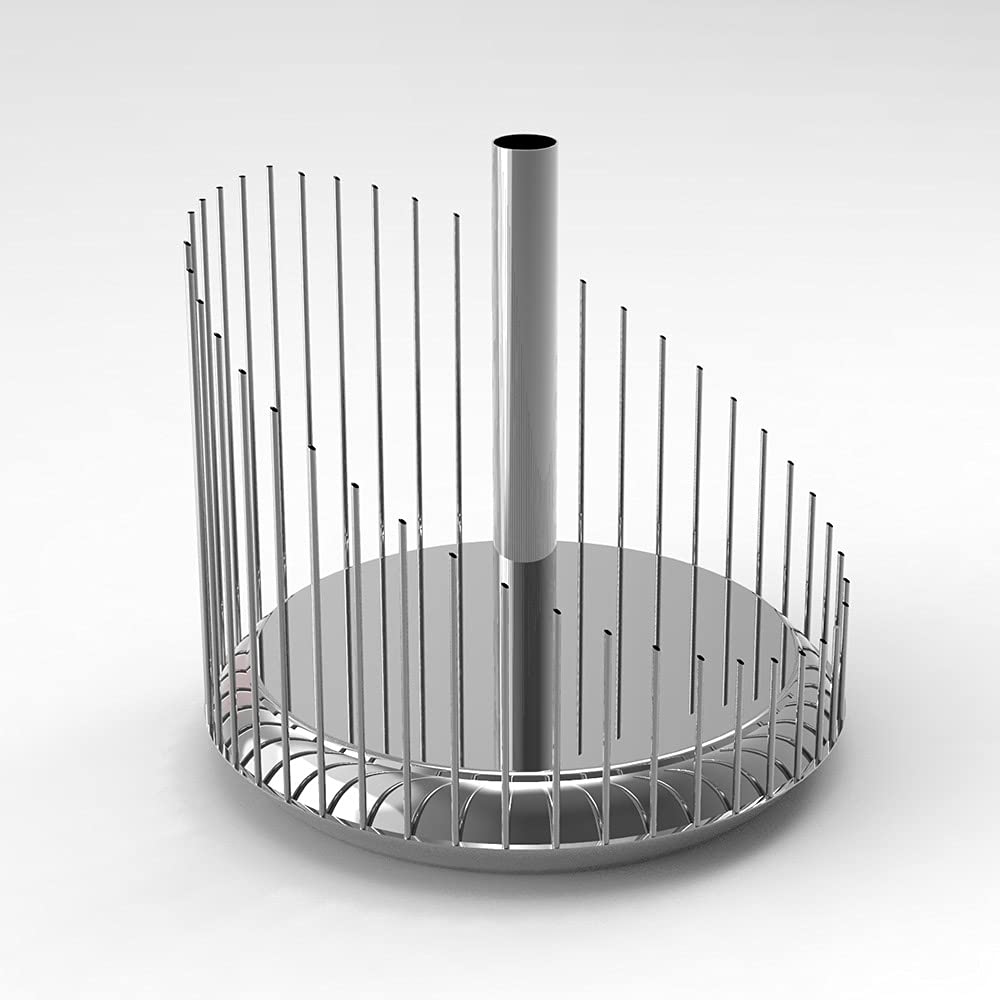 Horzona Grand Waterphone - The Large Super Percussion Waterphone - 44 Silver Rods(13.7''H 13.5''W)