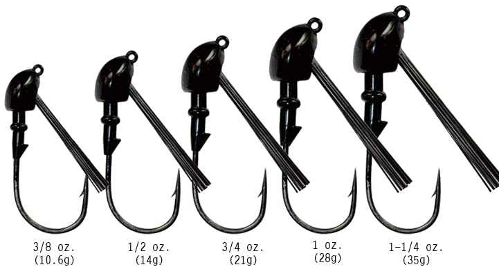 Reaction Tackle Tungsten Swim Jig for Bass Fishing - 1/4 PB&J