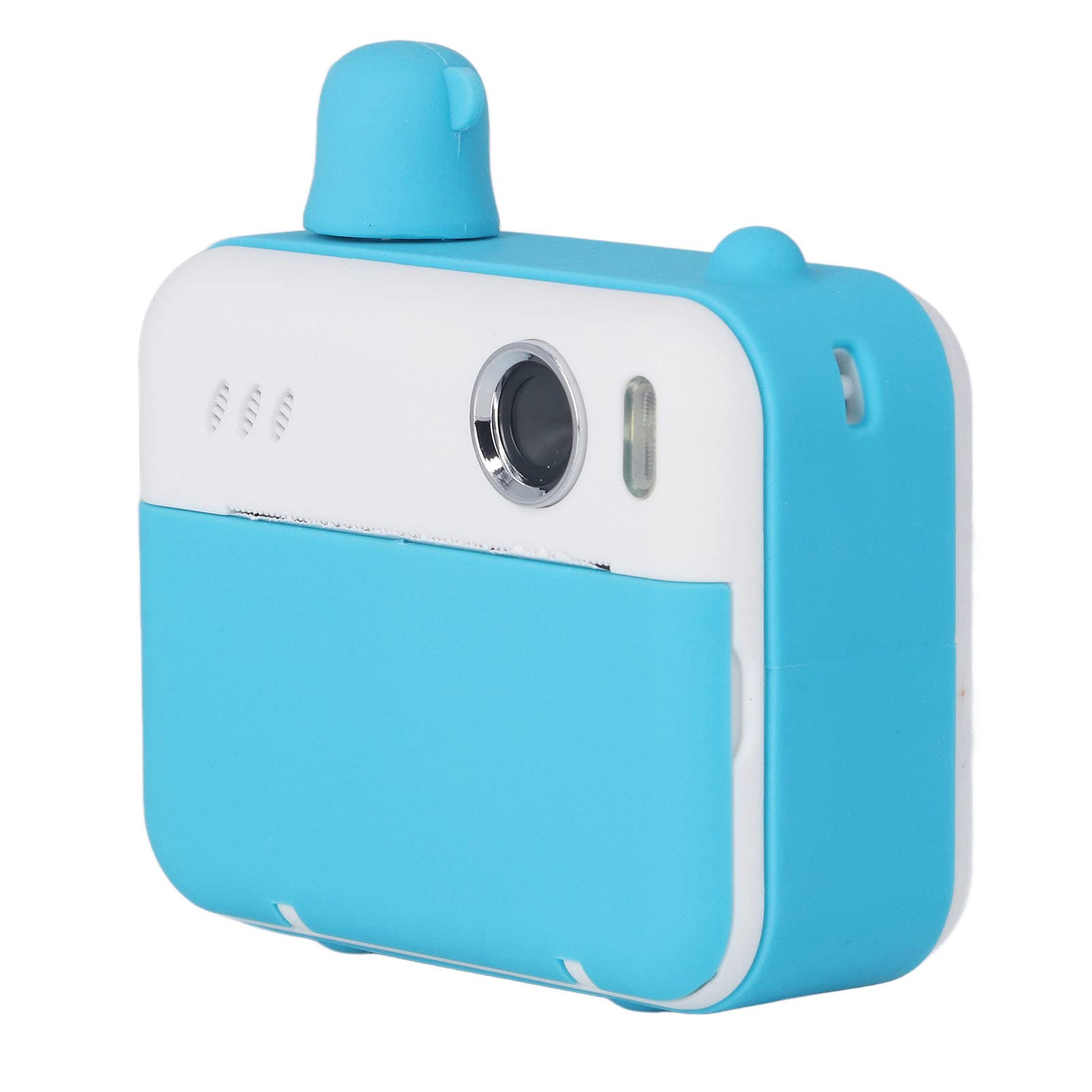 GLOGLOW Camera, HD 1080P Dual Lens 1000mAh Battery 2.4 Inch LCD Screen Kids Print Camera for Travel (Sky Blue)