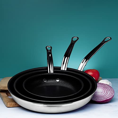 Hestan - ProBond Collection - TITUM 100% Triple Bonded Nonstick Stainless Steel Frying Pan, Induction Cooktop Compatible, Made without PFOAs (11-Inch)