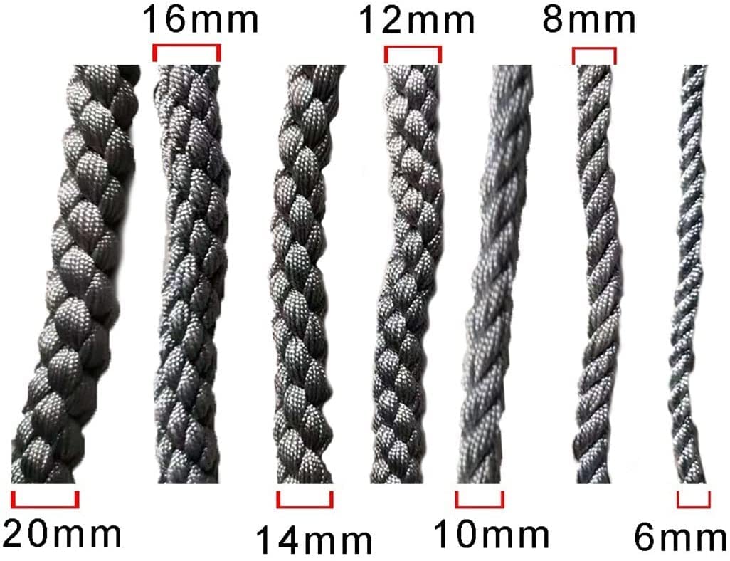 OUYOXI Climbing Net for Kids,Safety Nets Cargo Rope Ladder Truck Trailer Heavy Duty Netting Balcony Banister Stair Protection Fence Decor Mesh Nets Netting,for Container Grid Rail Playgro