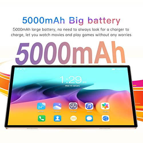 Pad 6Pro 10.1'' Android Tablet, 32GB ROM + 3GB RAM, Long Lasting Battery, 5G+2.4G Wi-Fi, Dual-SIM丨Grey