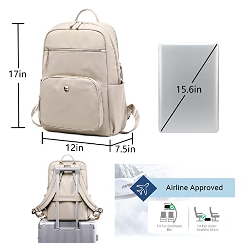 QHRIDS Travel Laptop Backpack 15.6 Inch Anti Theft Work Laptop Bag Large College Water Resistant Casual Daypacks Business Hiking Computer Backpacks for Women