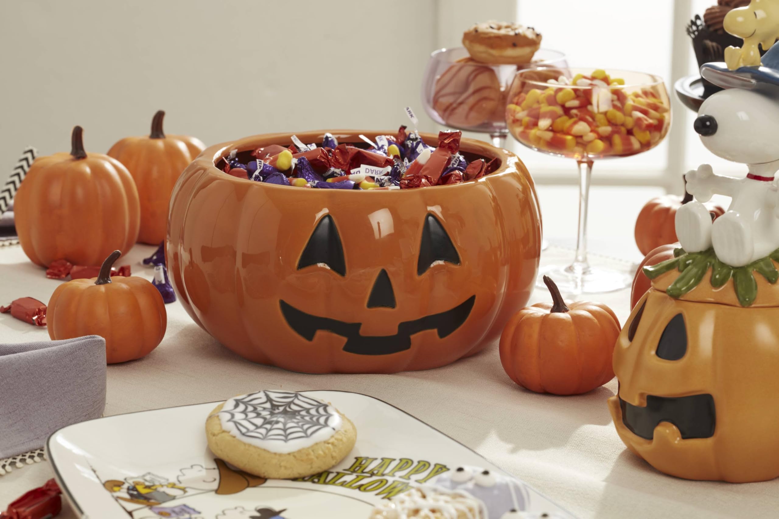 Lenox Pumpkin Covered Candy Dish, 1 Count, Multi