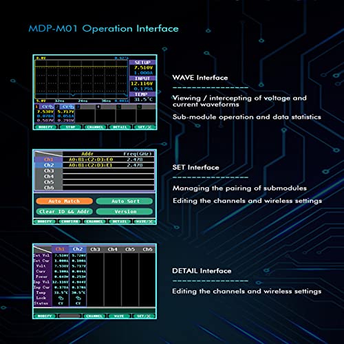 TOOLSAGE Variable DC Power Supply MDP-M01 Mini Digital Programmable Adjustable Linear Laboratory Power DC-DC CV CC Output 90W 30V 5A Meter Module