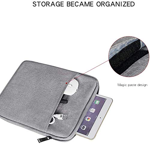 Fullgaden Shockproof Protective Storage Carrying Sleeve Case - Compatible with Apple 9.7 and10.5 Inch iPad Pro Retina Tablet, Pink