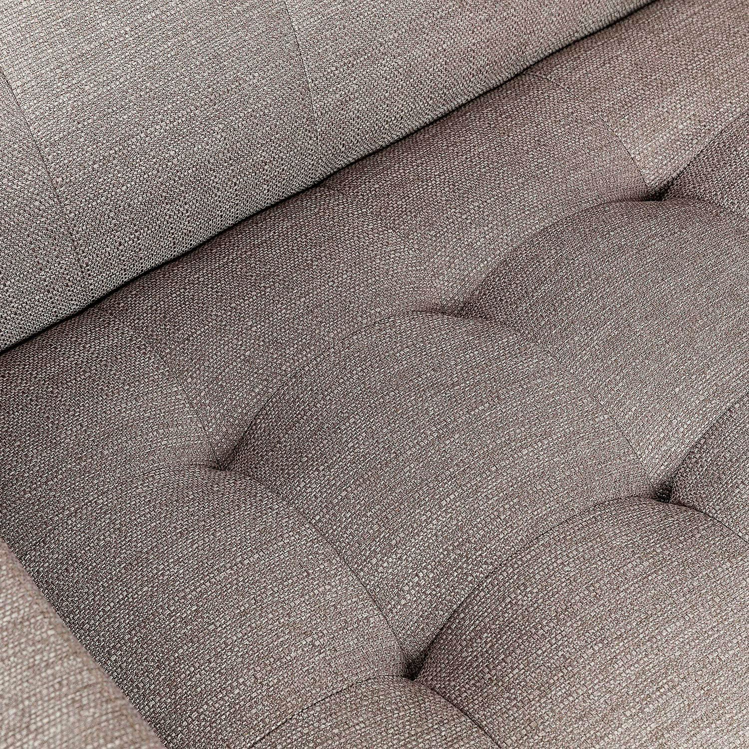 Global Industrial Fabric Upholstered Sofa, 70"W, Tan