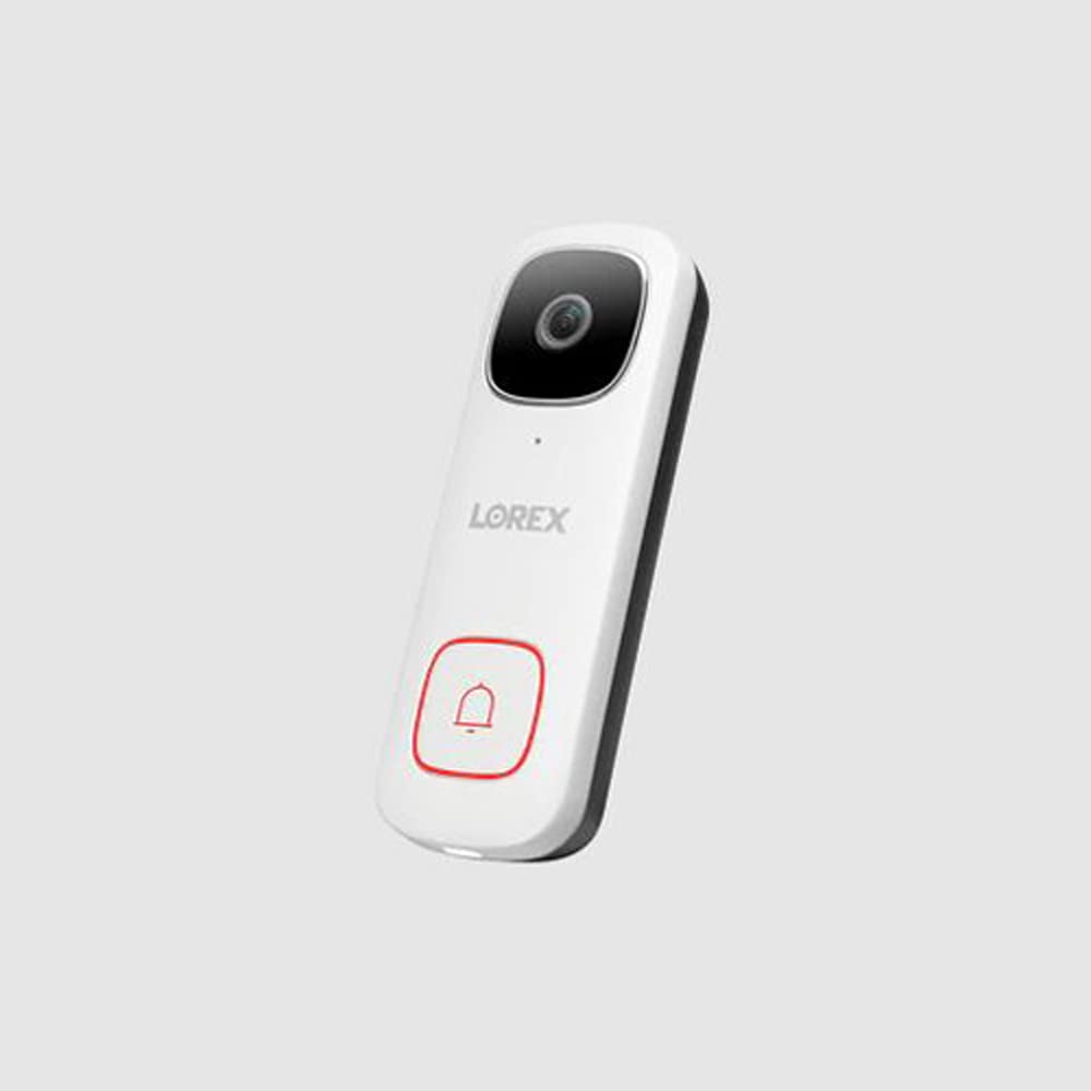 Lorex B451AJD-E 2K Wired Video Doorbell White Bundle with Lexar High-Performance 633x microSDHC/microSDXC UHS-I 64GB Memory Card