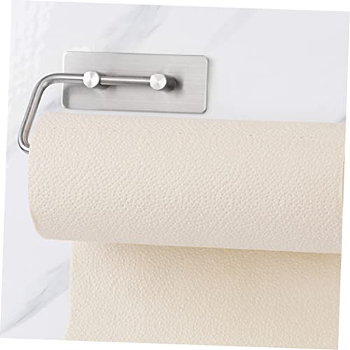 Tissue Storage Shelf Roll Bathroom Accessories Roll Tissue Holder Roll Nail Free Paper Towel Holder Toilet Paper Holder Silver Paper Rack