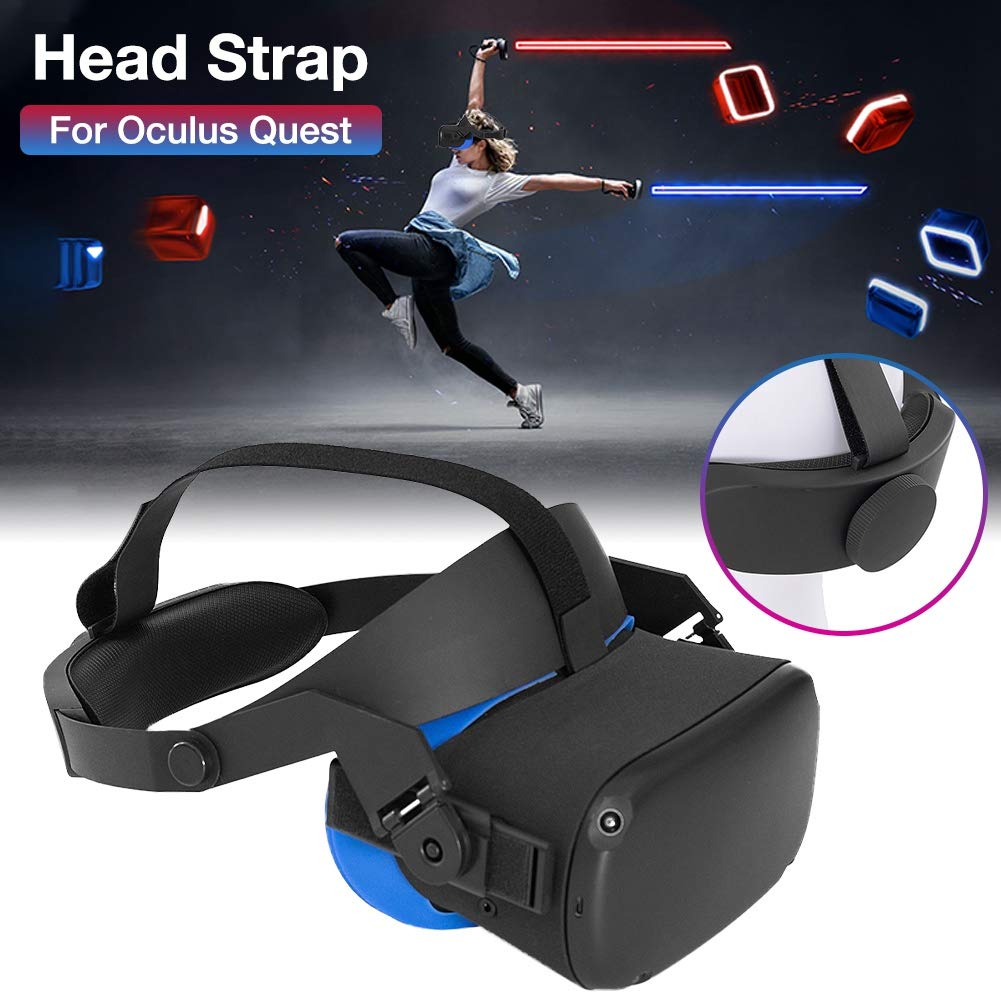 Jteyult Head Strap for Quest Halo Strap, Comfortable and Adjustable, Ergonomic Virtual Reality Accessories