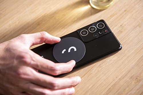 ShiftCam SnapGrip - Mobile Battery Grip with Wireless Shutter Button - Magnetic Mount Snaps on to Any Phone - Built in Powerbank with Qi Wireless Charging - Tabletop Dock | Abyss Blue