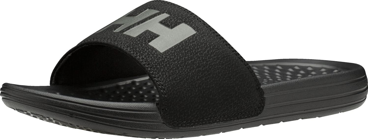 Helly-Hansen Womens Slide Sandals, 990 Black/Gunmetal, 9F