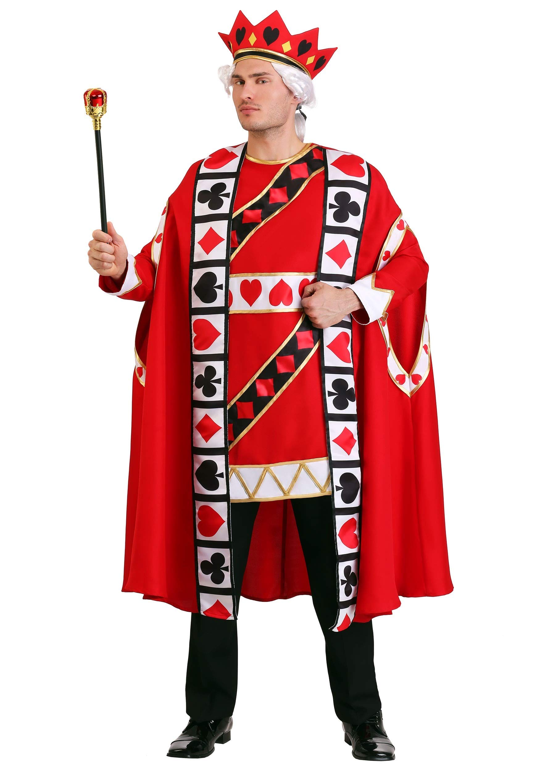 Fun Costumes Men's Plus Size King of Hearts 3X