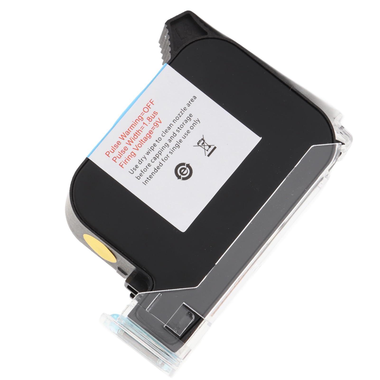 Hilitand 40ml Ink Cartridge Replacement for Printers 12.7mm Handheld Printer Ink Cartridge Portable Ink Cartridge (Yellow)