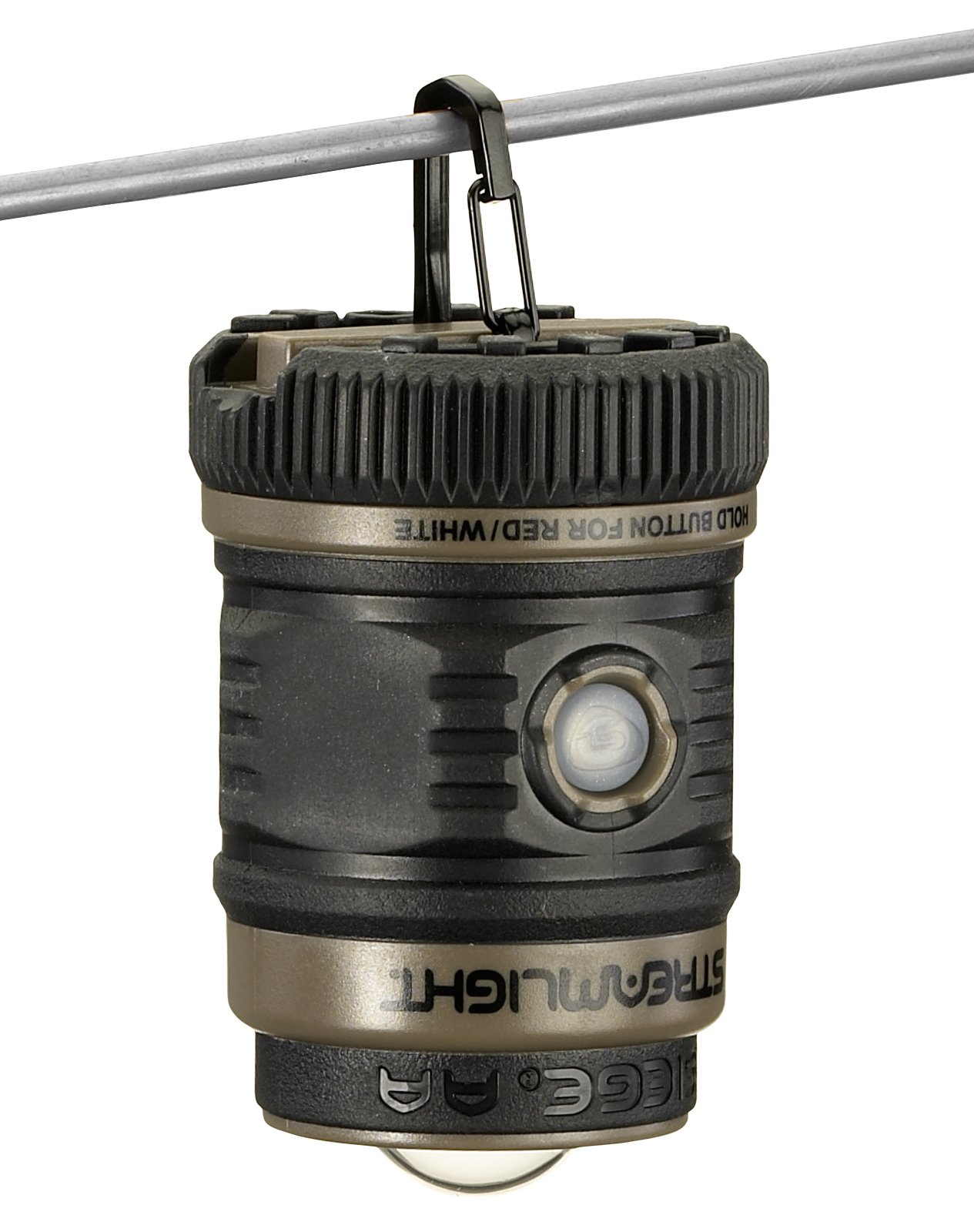 Streamlight 44941 Siege 200-Lumen Ultra-Compact AA Alkaline Outdoor Hand Lantern/Flashlight, Coyote