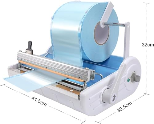 Professional Dental Sealer, Medical Bag Sealer, 6 Adjustable Temperature Levels, Maximum Sealing Width 25 Cm, Suitable for Hospitals, Clinics
